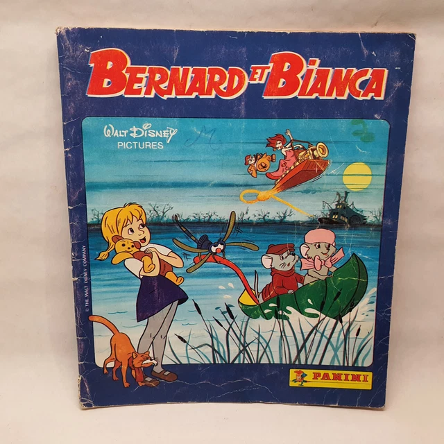 ANTIQUE PANINI BERNARD and Bianca Book 1987 INCOMPLETE $38.99 - PicClick