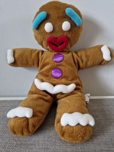 SHREK GINGERBREAD MAN 'Gingy' Hand Puppet Soft Toy Plush Shrek the ...