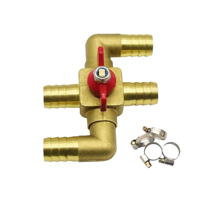 SOLID BRASS BYPASS Heater Valve 4-Way Auto Valve -20℉ Min Temp 3/4 ...