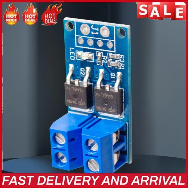 MOSFET TRIGGER SWITCH Drive Modules DC 5V-36V 400W for Lamp Brightness ...