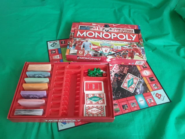MONOPOLY: LIVERPOOL FC EDITION Hasbro 2010 Anfield COMPLETE Official ...