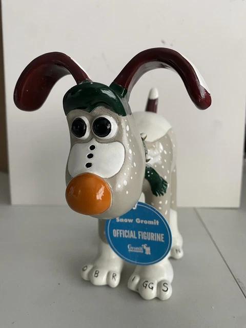 GROMIT UNLEASHED SNOW Gromit Retired Figurine -with original Box £57.92 ...