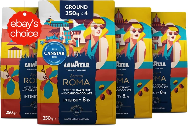 GROUND COFFEE 1KG Ideal for Moka Pot Hazelnut Dark Chocolate Notes ...