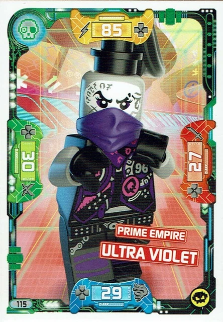 LEGO NINJAGO SÉRIE 5 TCG Cartes à Échanger Numéro 115 Prime Empire ...