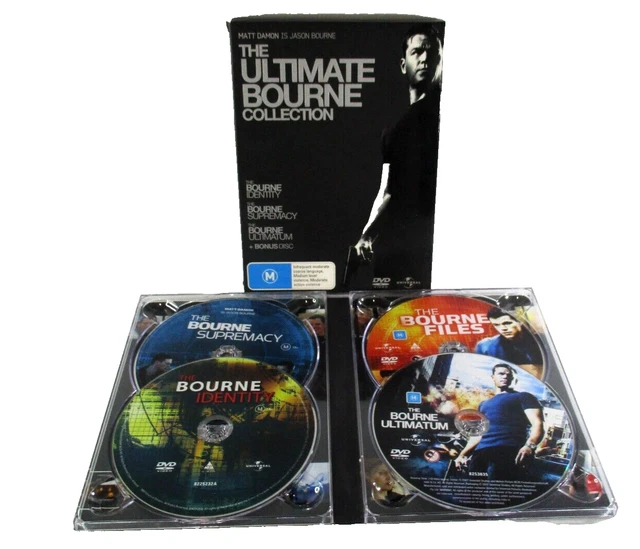 JASON BOURNE THE Ultimate Bourne Collection 4 Disc Boxset M PAL R2 R4 ...