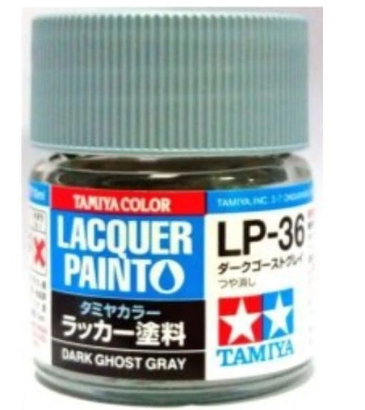 TAMIYA - LP-36 DARK GHOST GRAY 1pz bottiglietta colore a smalto EUR 6 ...