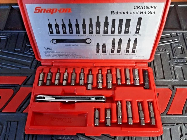 SNAP-ON OFFSET SCHRAUBENDREHER Set 20-teilig Ratsche Set ...