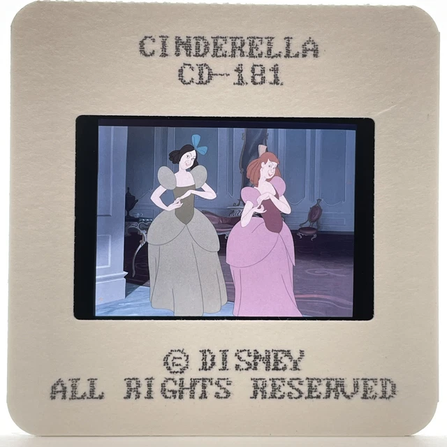 35MM SLIDE CINDERELLA 1950s Animated Movie Walt Disney Vintage ...