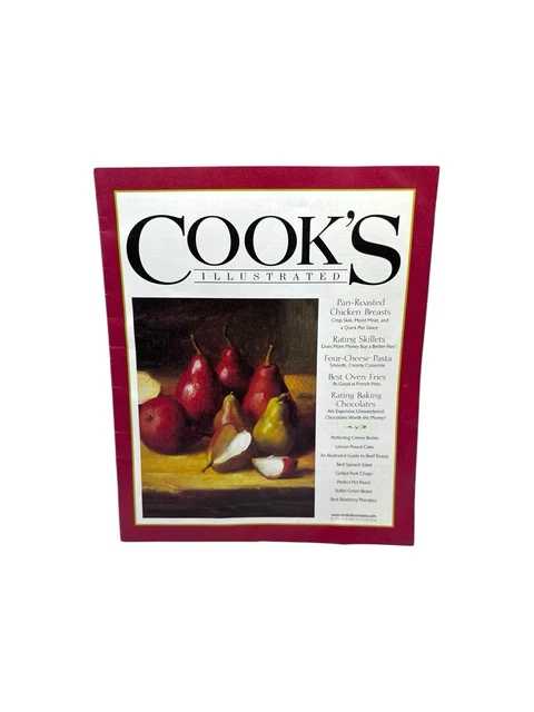 COOK'S ILLUSTRATED MAGAZINE 2004 Pan-Roasted Chicken Breasts, Baking ...