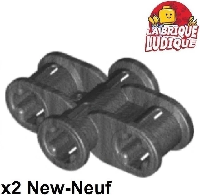 LEGO TECHNIC 2X Axis Axle 3 Axis Connector 2x3 Quadruple Pearl Dark ...