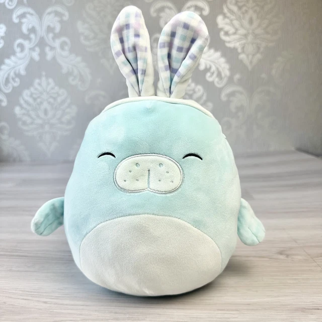 RARE SQUISHMALLOW ABEL The Manatee Easter Special Plush 10" Collectable ...