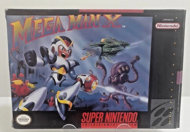 MEGA MAN X for Super Nintendo SNES Complete Authentic by Capcom Megaman ...