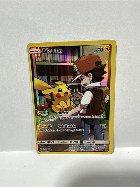 POKÉMON TCG PIKACHU Sun & Moon - Cosmic Eclipse 241/236 Holo Secret ...