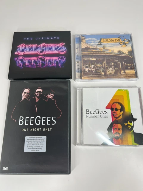 BEE GEES ULTIMATE CD DVD Number Ones Melody Fair One Night Only bundle ...