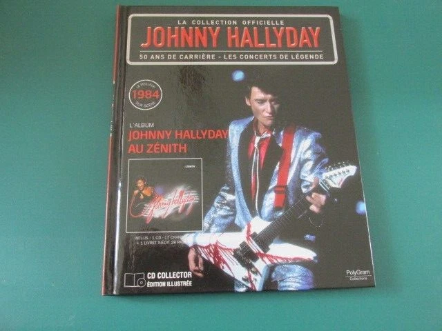 JOHNNY HALLYDAY - La COLLECTION OFFICIELLE. 1984 - JOHNNY au Zenith EUR ...