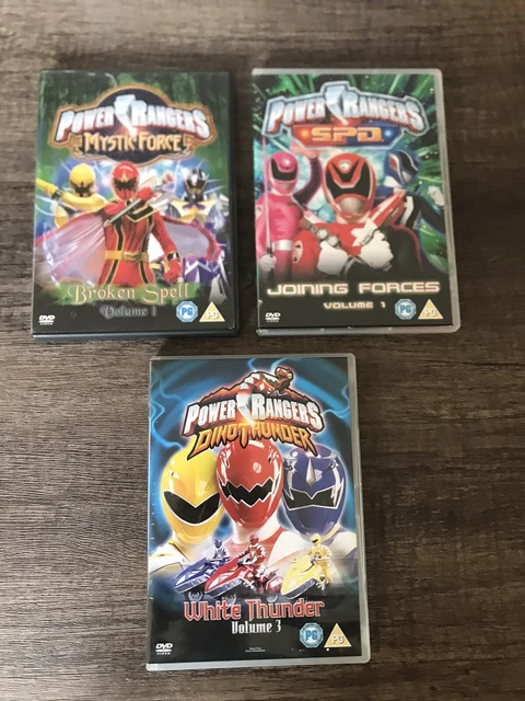 POWER RANGERS DVD Mystic Force SPD Dino Thunder Jason David Frank ...