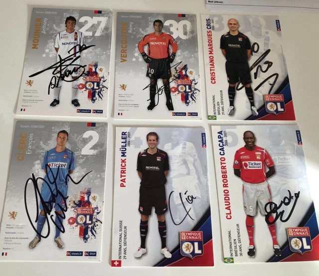 AU CHOIX 1 carte Card OL )) joueurs Olympique Lyonnais Lyon saison 2006 ...