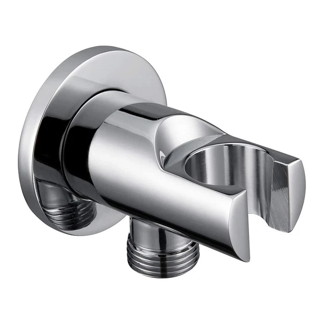 SUPPORT MURAL FINITION noire mat pour connecteur de tuyau de douche EUR ...