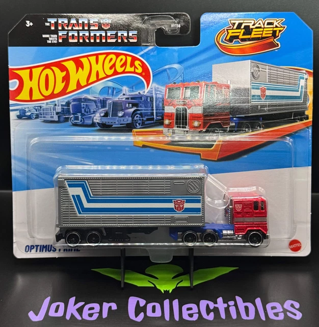 HOT WHEELS 2025 Track Fleet Mix 2 Transformers Optimus Prime HYT56 ...