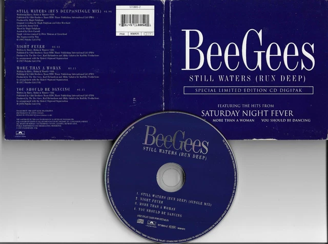 BEE GEES STILL Waters RARE MIX w/ 3 HITS Fever Woman Dancing CD single ...