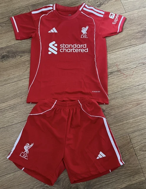 LIVERPOOL NEW HOME kit for kids 25/26 season new Liverpool home kit all ...