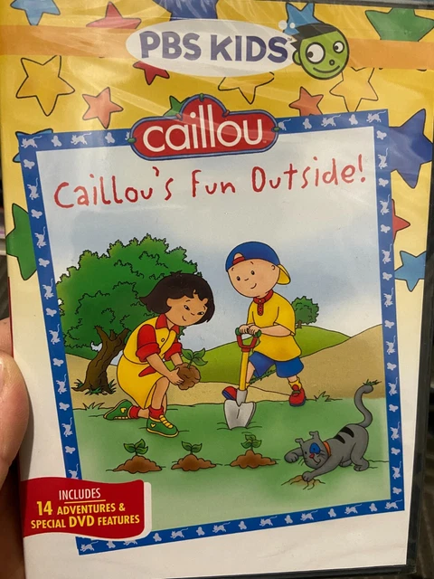 CAILLOU - CAILLOU'S Fun Outside NEW/sealed region 1 (PBS cartoon kids ...