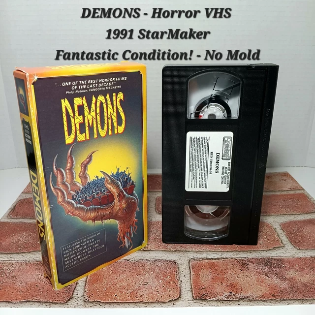 DEMONS VHS 1991 Horror Movie Lamberto Bava Starmaker Release Fantastic ...