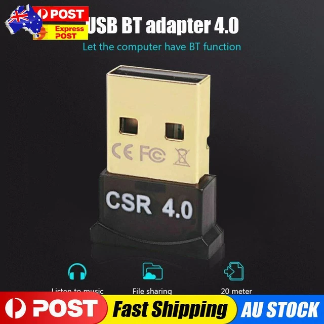 USB BLUETOOTH-COMPATIBLE 4.0 Adapter Dongle CSR 4.0 Music Audio ...