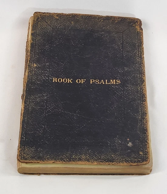 THE BOOK OF Psalms From The Original Hebrew Printed by Eyre ...