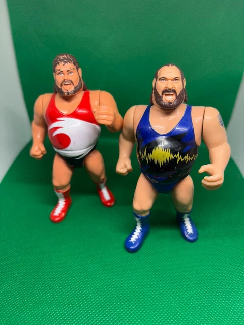 WWF/WWE NATURAL DISASTERS Earthquake And Typhoon Action Figures 90s £13 ...