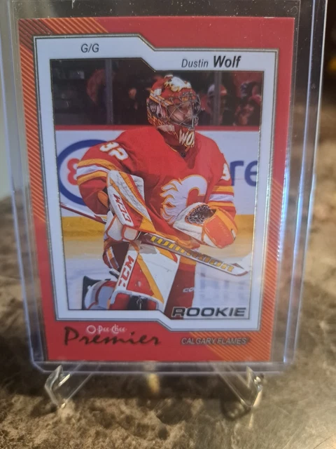 2023-24 O-PEE-CHEE PREMIER Dustin Wolf Rookie #Calgary #Flames #P-85 NM ...