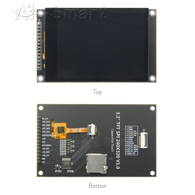 3.2 INCH SPI Serial TFT LCD Display Module IPS Touch Screen 240X320 ...