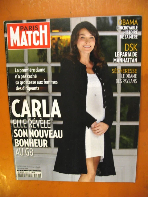 PARIS MATCH N° 3237 du 01/06/2011-Carla Bruni. DSK, le paria de ...