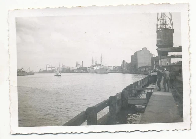 ORIG.FOTO SOLDATEN GDAŃSK Danzig Hafen Polen B61 EUR 9,00 - PicClick DE