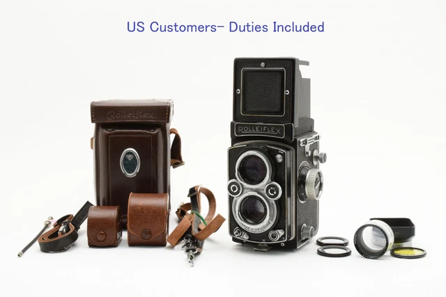 ROLLEIFLEX 3.5B TESSAR 75mm F3.5 TLR Film Camera [ Near Mint ] Read ...