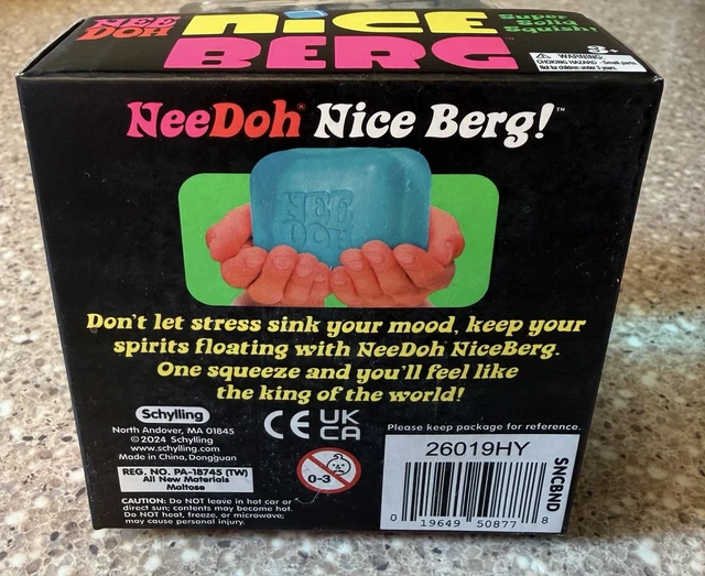 VIRAL SCHYLLING NEEDOH Nice Berg Blue XL Giant Nee Doh SUPER Solid ...