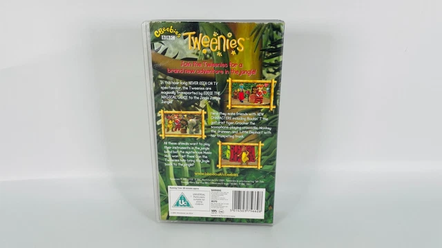 TWEENIES JUNGLE ADVENTURE VHS Video Cassette Tape PAL 2004 Cbeebies BBC ...
