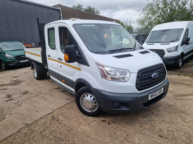 2016 FORD TRANSIT 2.2 Tdci 6spd Mk8 Crew Cab Tipper Truck Chain driven ...