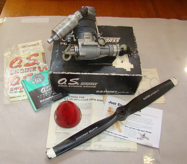 OS 120 FS Surpass (pump) Four Stroke Engine for Radio Control Aeroplane ... OS 120 FS Surpass (pump) Four Stroke Engine for Radio Control Aeroplane ...