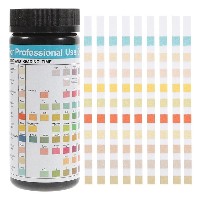 10 URINE TEST strips 10 Parameter Doctor GP Reagent Urinalysis Tests ...