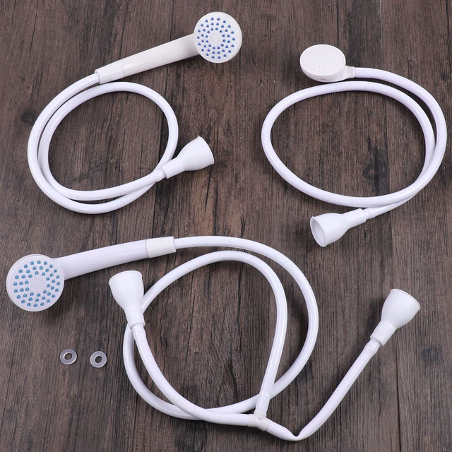 SINGLE DOUBLE TAP Spray Hose Connector Bath Shower Rubber Bathroom ...