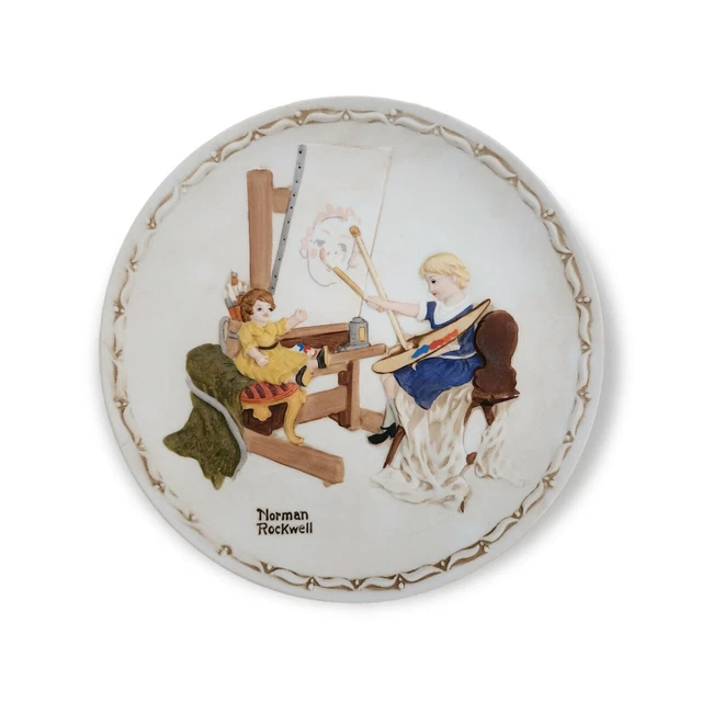 NORMAN ROCKWELL THE Artist’s Daughter 1980 First Edition Annual ...