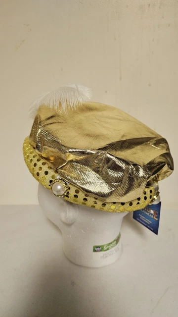 PRINCE SHEIK HEADPIECE Headwear Adult Costume Arabian Sultan Hat V921 £ ...