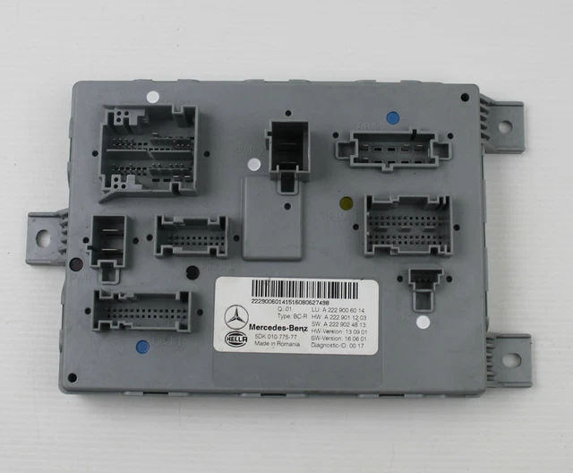 MERCEDES W205 W253 W222 SAM MODULE ECU CONTROL UNIT A2229006014 ...
