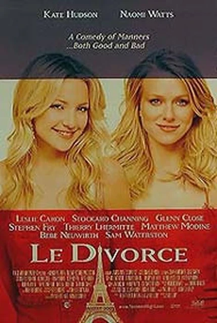 LE DIVORCE (DOUBLE Face Standard) Original Film Affiche EUR 24,73 ...