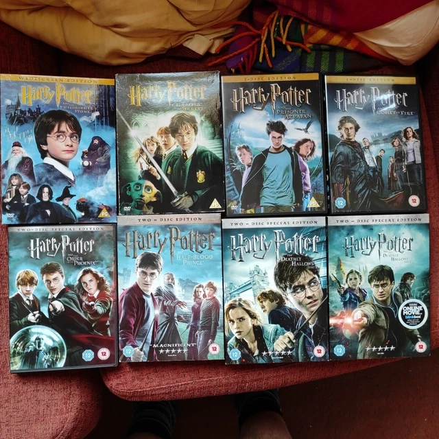 HARRY POTTER: COMPLETE 8-Film DVD Collection In Separate Boxes EUR 13 ...