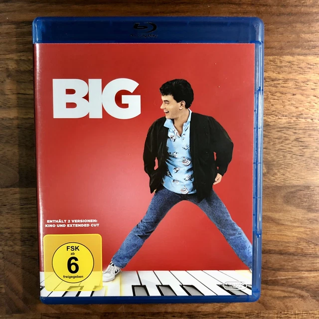 BIG - THEATRICAL & Extended Cut (1987) Blu Ray Region B Tom Hanks EUR ...