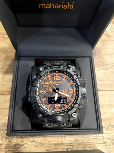 CASIO G-SHOCK GWG-1000MH-1AJR Mud Master & Maharishi Tough Solar Watch ...