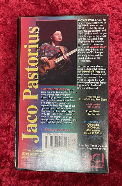 JACO PASTORIUS - Modern Electric Bass VHS. SW113 £14.70 - PicClick UK