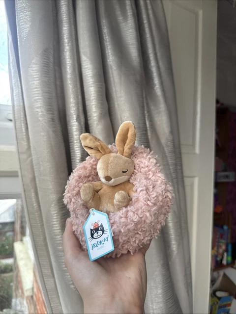 JELLYCAT HIBERNATING BUNNY Nesting Retired £42.30 - PicClick UK